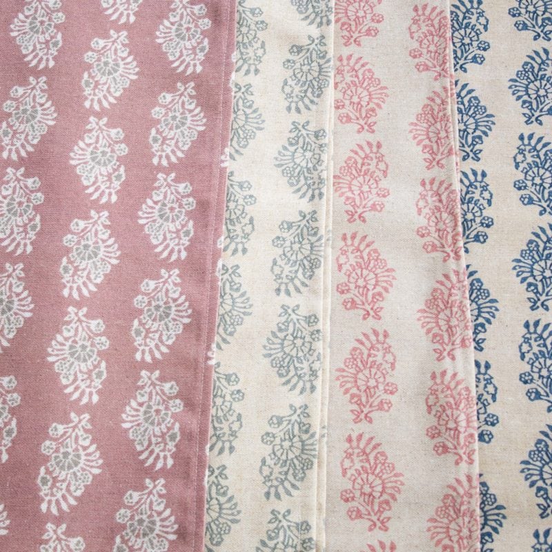 Hidcote Table Runner in Duck Egg Blue - Linen Loft