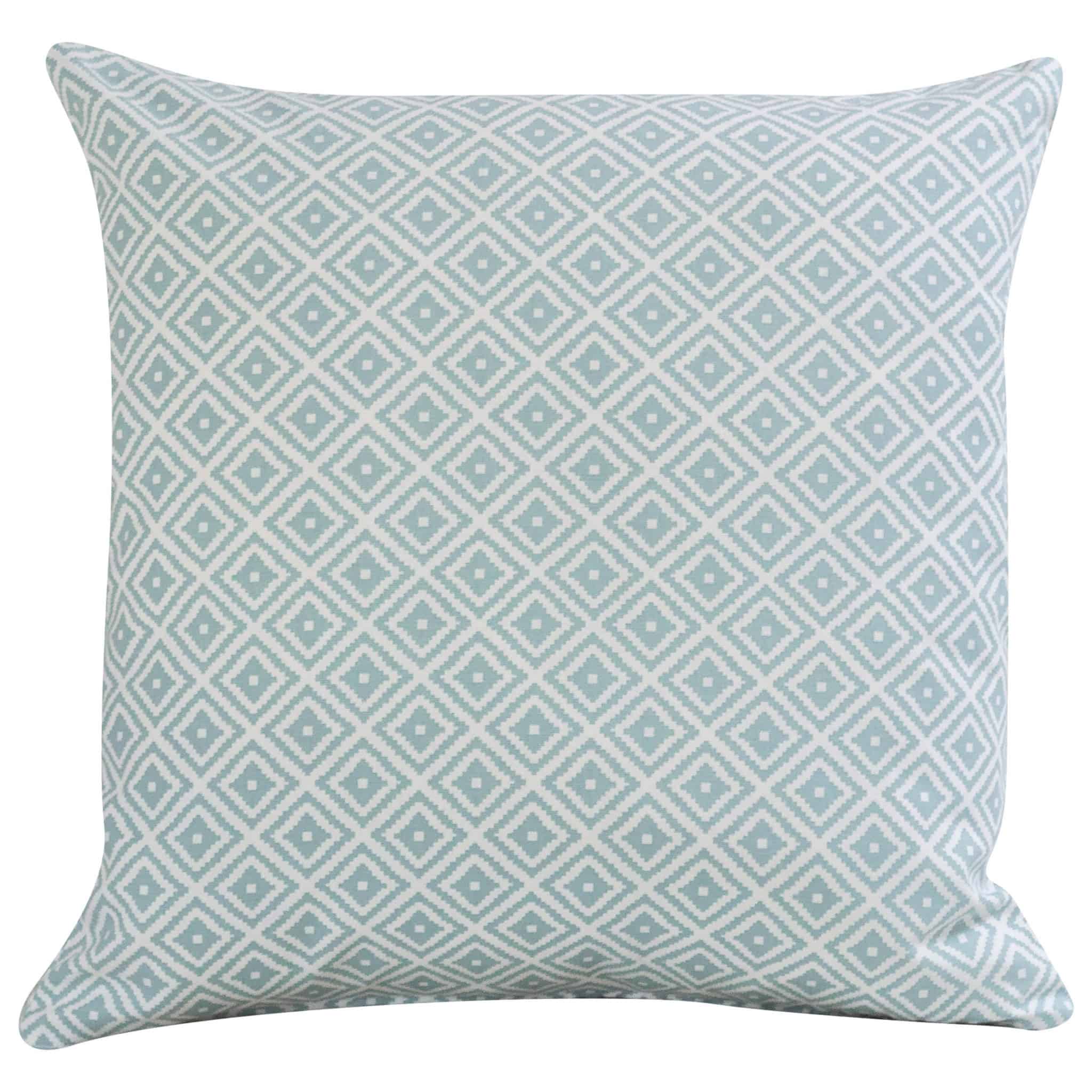 Scandi Ikat Cushion in Denim - Linen Loft